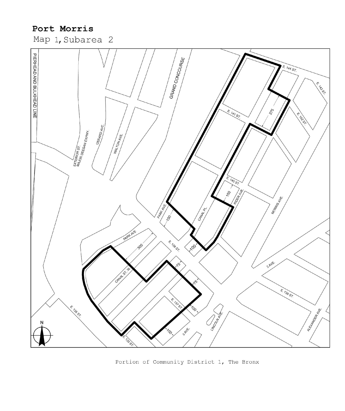 APPENDIX J — Designated Areas Within Manufacturing Districts | Zoning ...