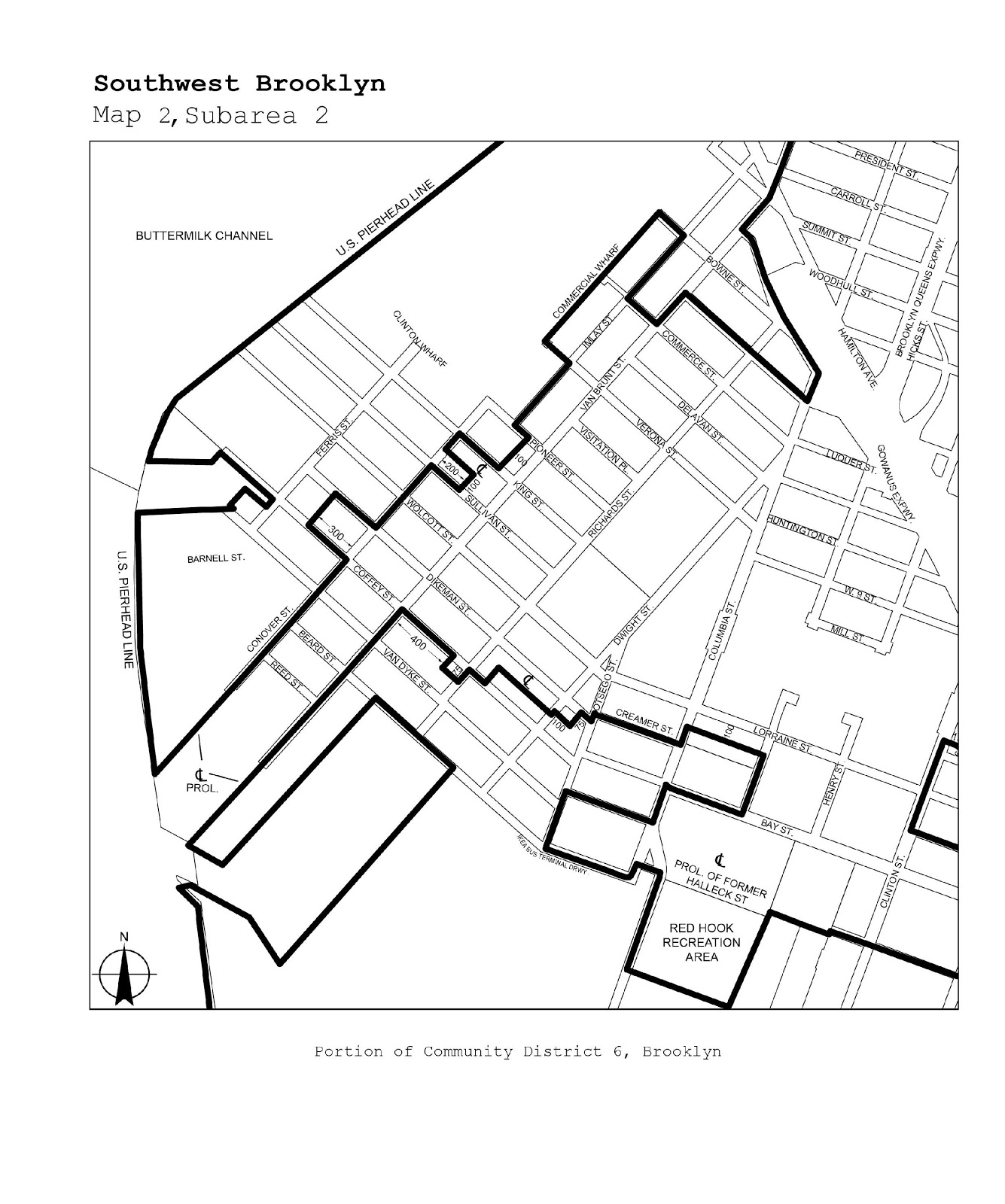 APPENDIX J — Designated Areas Within Manufacturing Districts | Zoning ...