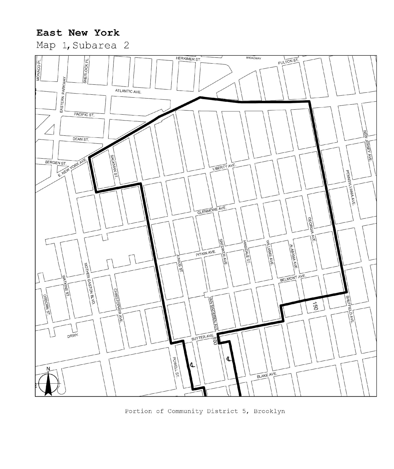 APPENDIX J — Designated Areas Within Manufacturing Districts | Zoning ...