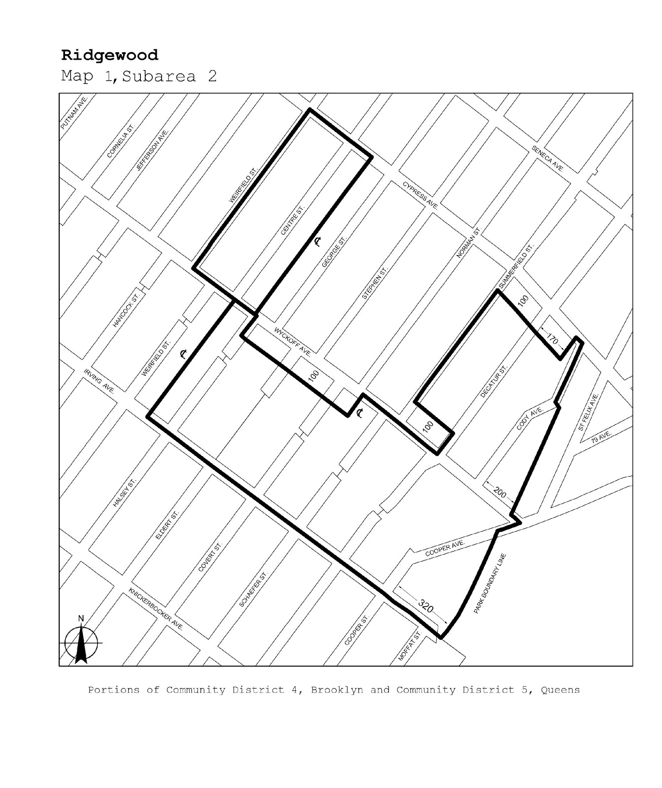 APPENDIX J — Designated Areas Within Manufacturing Districts | Zoning ...