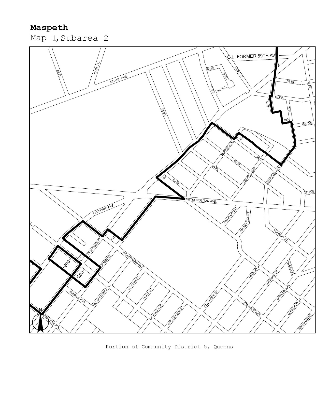 APPENDIX J — Designated Areas Within Manufacturing Districts | Zoning ...