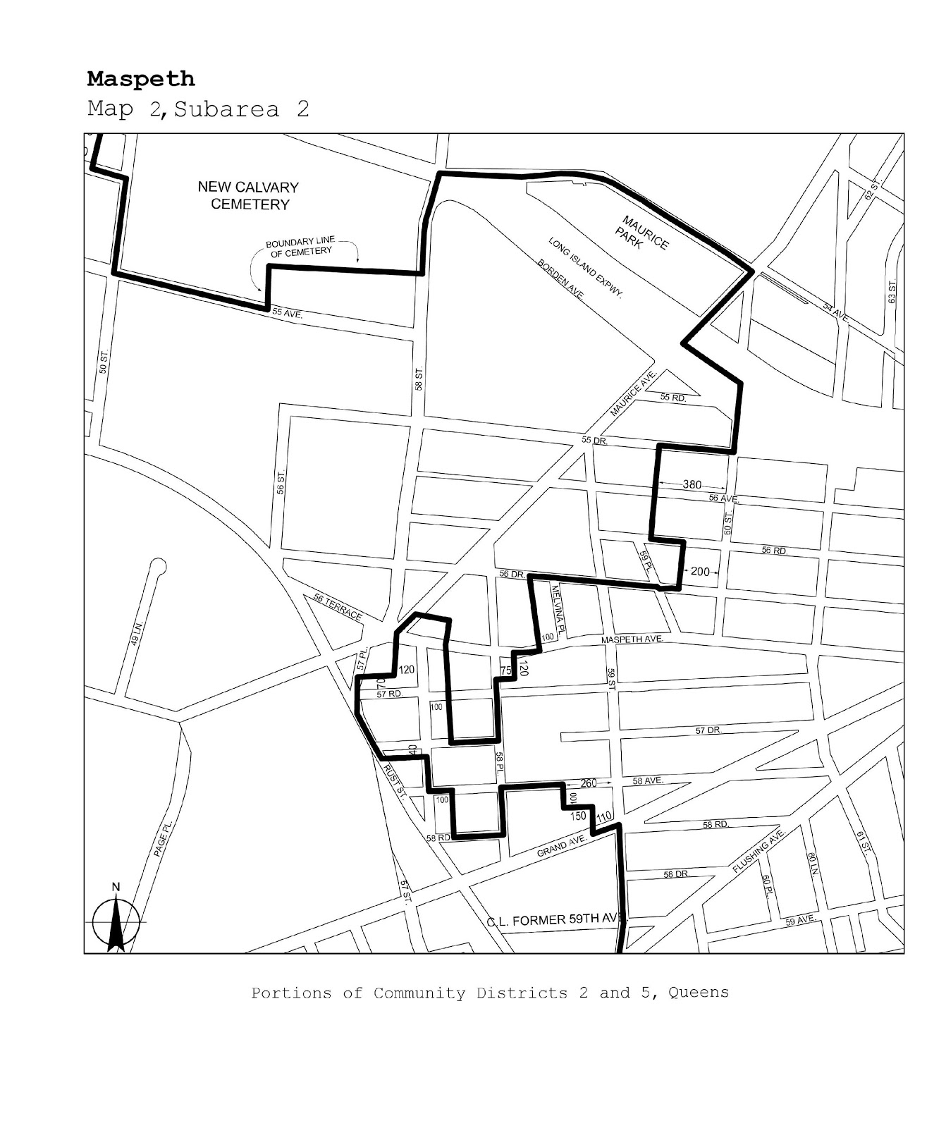 APPENDIX J — Designated Areas Within Manufacturing Districts | Zoning ...